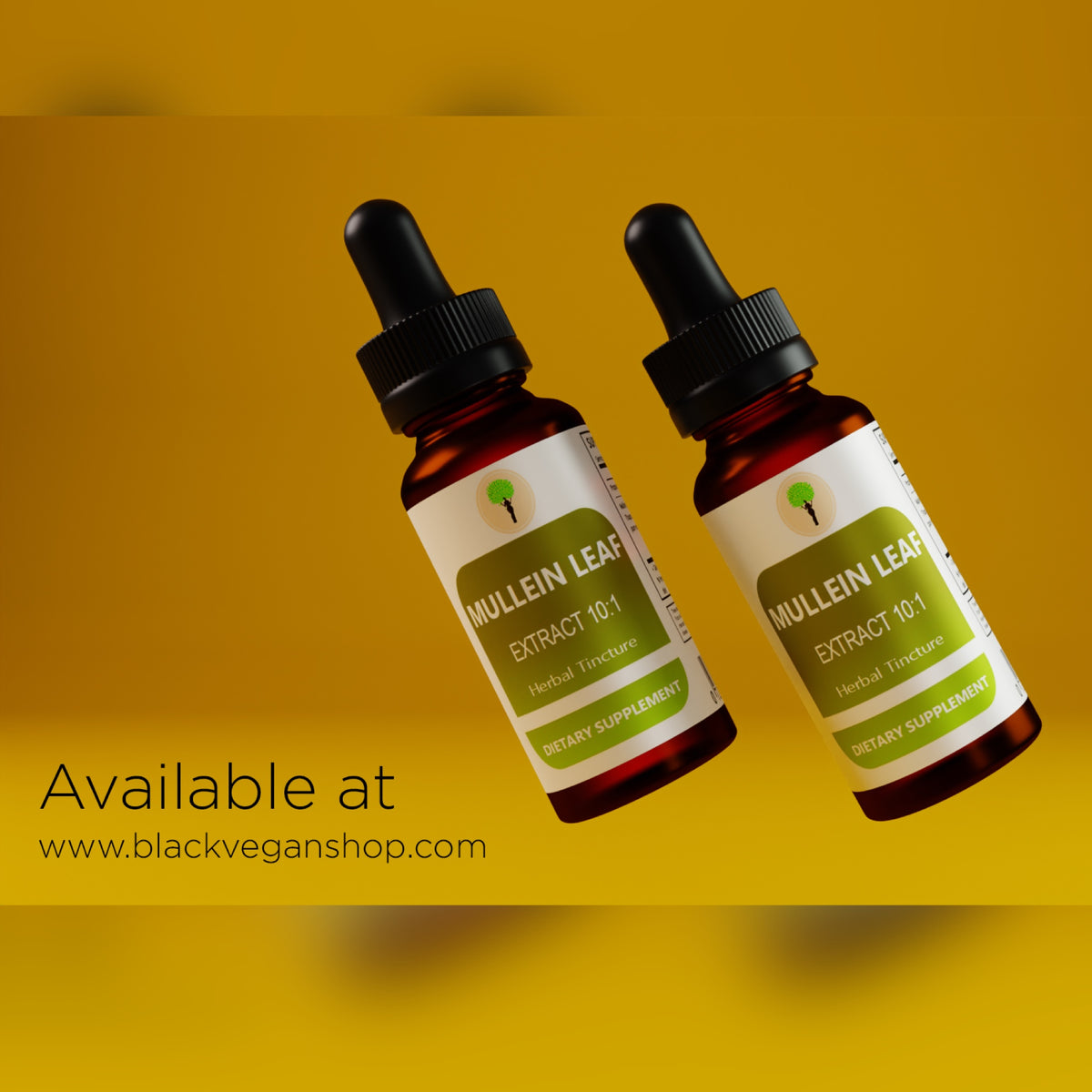 Mullein Extract (Lung Detox Mucus) Black Vegan Shop